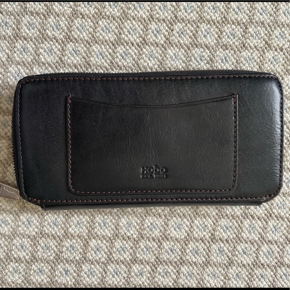 HOBO | Bags | Dark Brown Hobo Leather Wallet | Poshmark